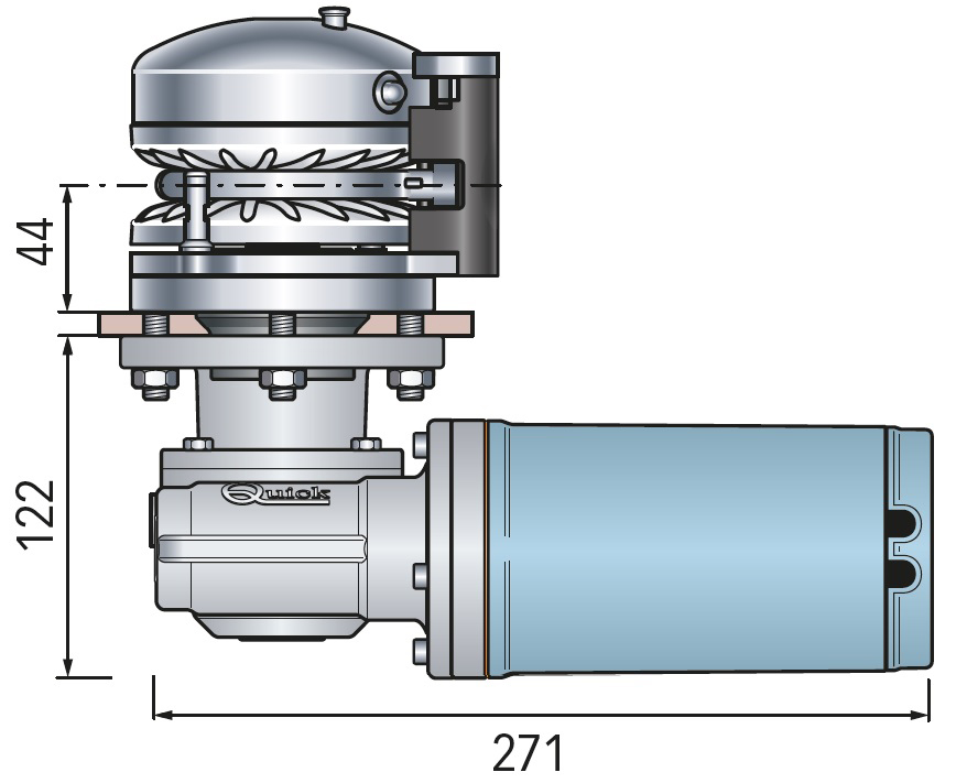 ANKARSPEL BALDER X 600W PAKET INKL FJÄRR